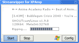 Shoutcastを録音できる Stream Ripper for Winamp: Sofrevi
